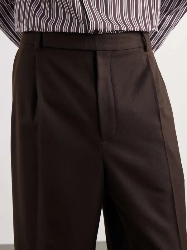 Saint Laurent Straight-leg Wool Shorts