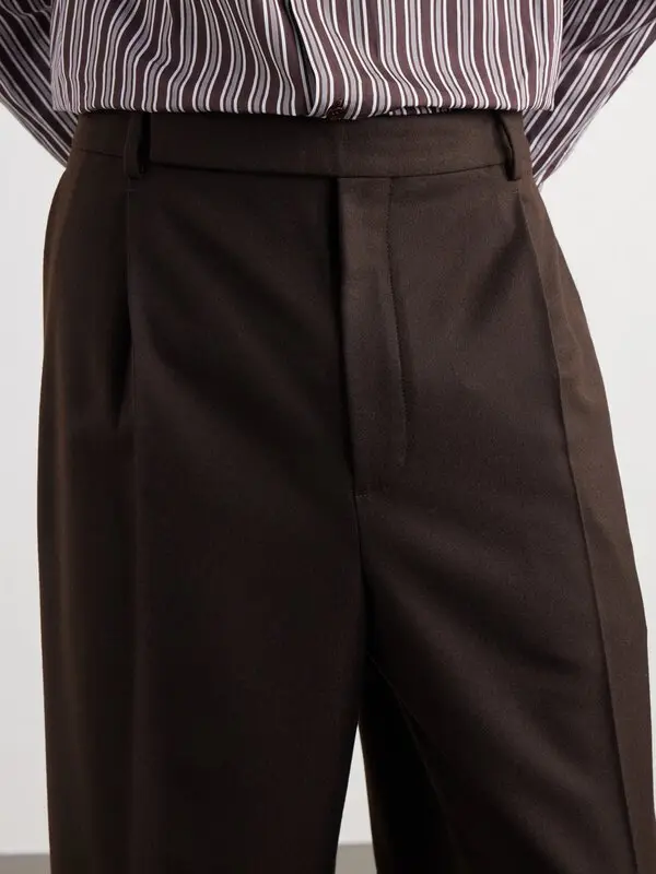 Saint Laurent Straight-leg Wool Shorts