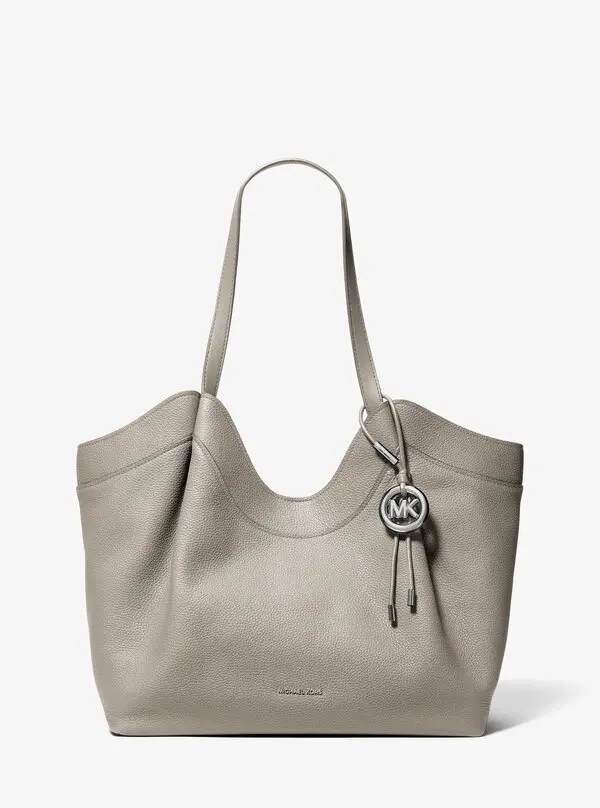 Michael Kors Nolita Large Pebbled Leather Tote Bag - Brown