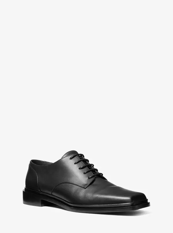 Michael Kors Allegra Leather Oxford In Size By - Black