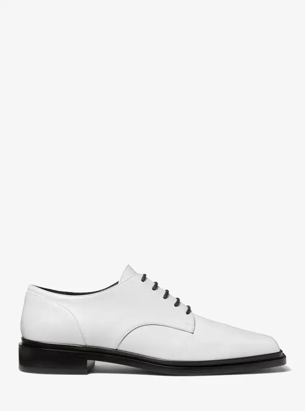 Michael Kors Allegra Leather Oxford In Size By - White