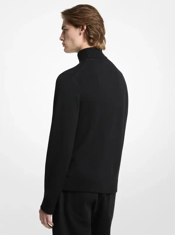 Michael Kors Merino Wool Turtleneck Sweater In Size By