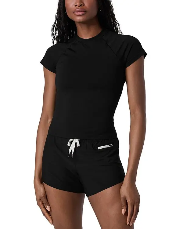 Vuori Short Sleeve Surge Seamless Tee - Black