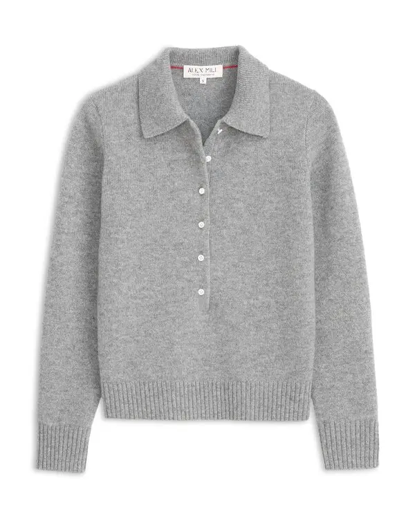 ALEX MILL Park Cashmere Polo Sweater