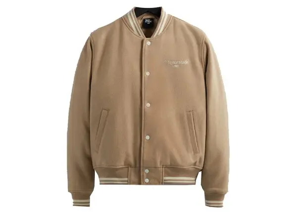 Kith Taylormade Tour Varsity Jacket - Canvas