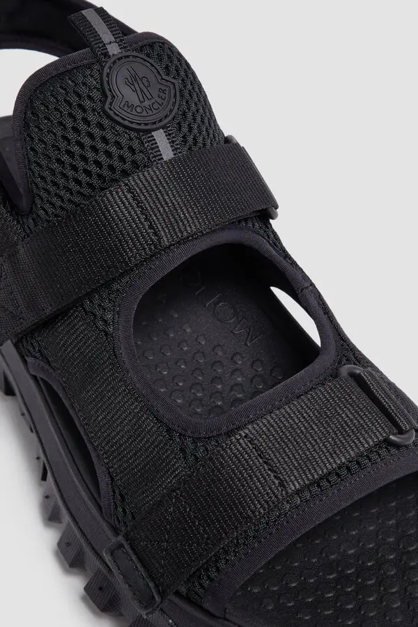Moncler Trailgrip Vela Water-repellent Sandals - Black