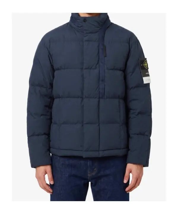 Stone Island Quilted Long-sleeve Jacket
