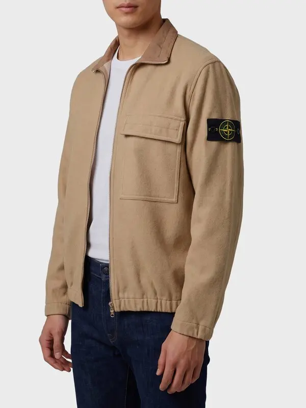 Stone Island Long Sleeve Zip-up Jacket