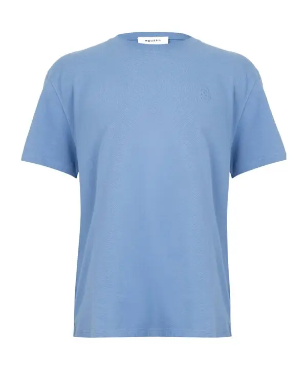 Alexander McQueen Minimal Crewneck Shortsleeve Tshirt