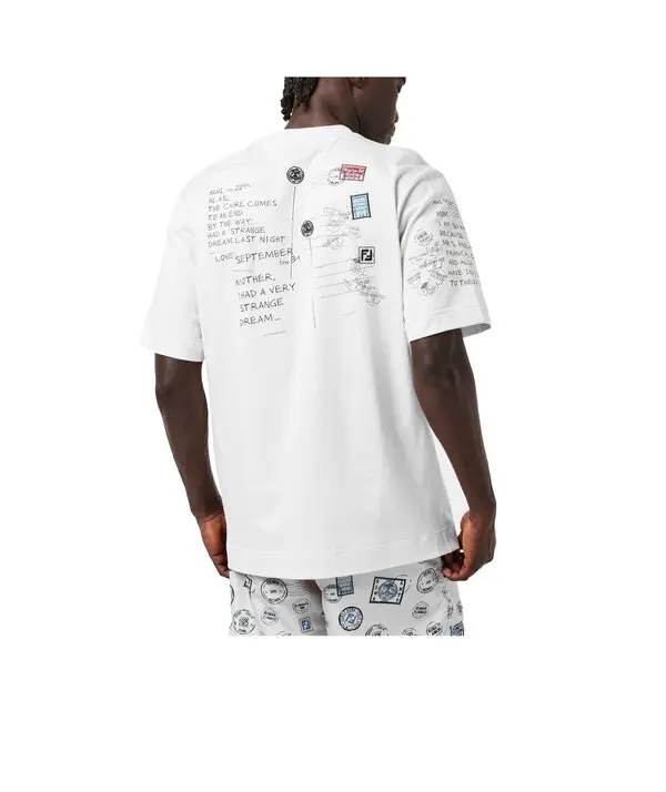 Fendi Postcardprint Tshirt