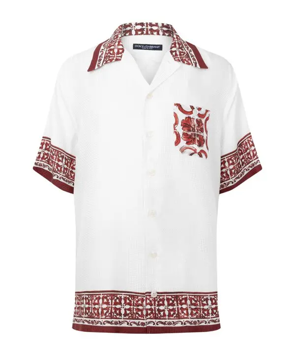 Dolce & Gabbana Camp Collar Shirt