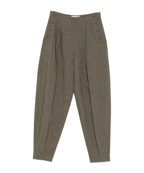 DARKPARK Taylor Wool Sailor Trousers - Green