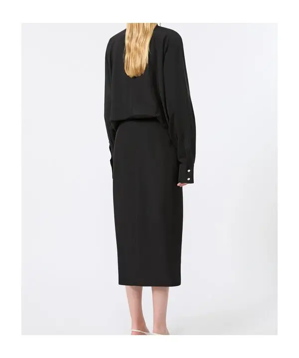 Sportmax Oversized Viscose Shirt Dress