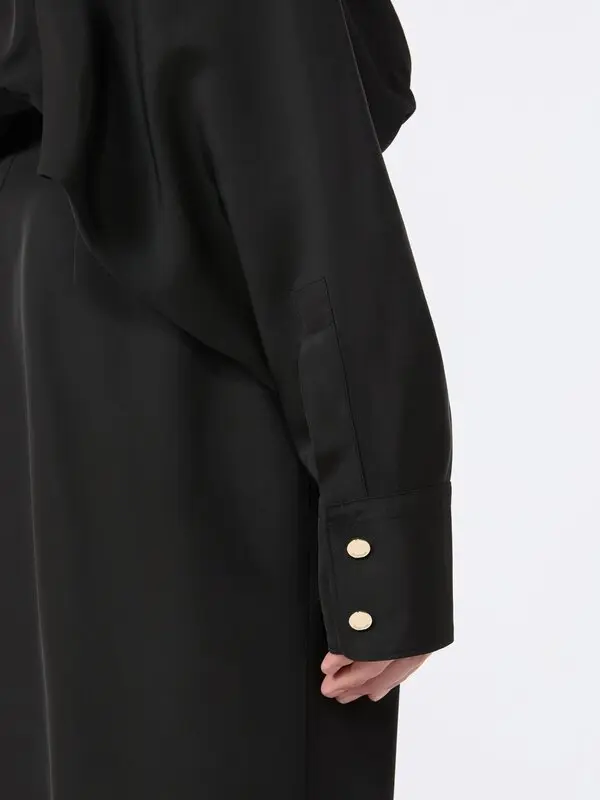Sportmax Oversized Viscose Shirt Dress