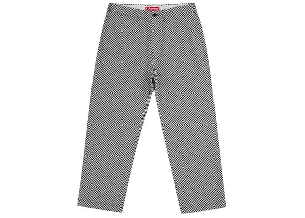Supreme Chino Pant - White Checkerboard