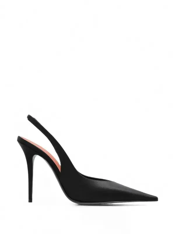 Amina Muaddi Anok Slingback Pumps - Black