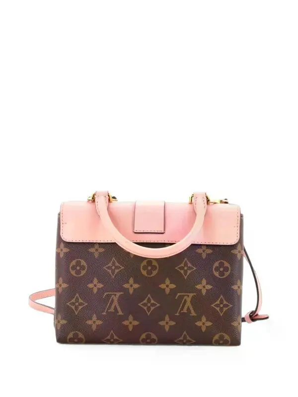 LOUIS VUITTON Locky Handbag Monogram Canvas With Leather Bb Satchel