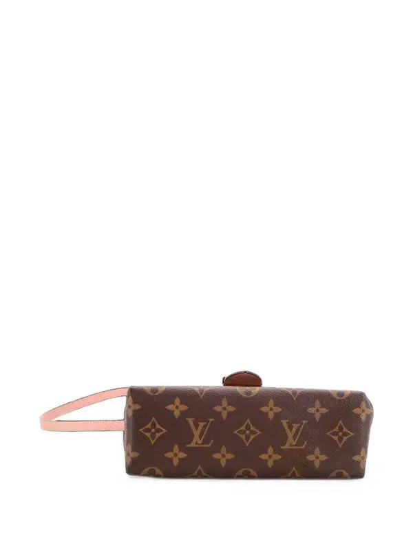 LOUIS VUITTON Locky Handbag Monogram Canvas With Leather Bb Satchel