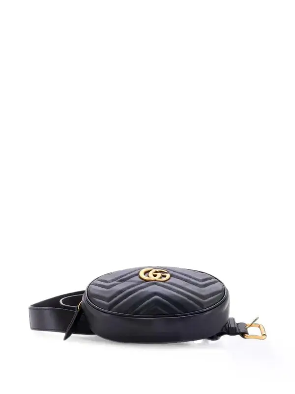 Gucci Gg Marmont Matelasse Leather Belt Bag