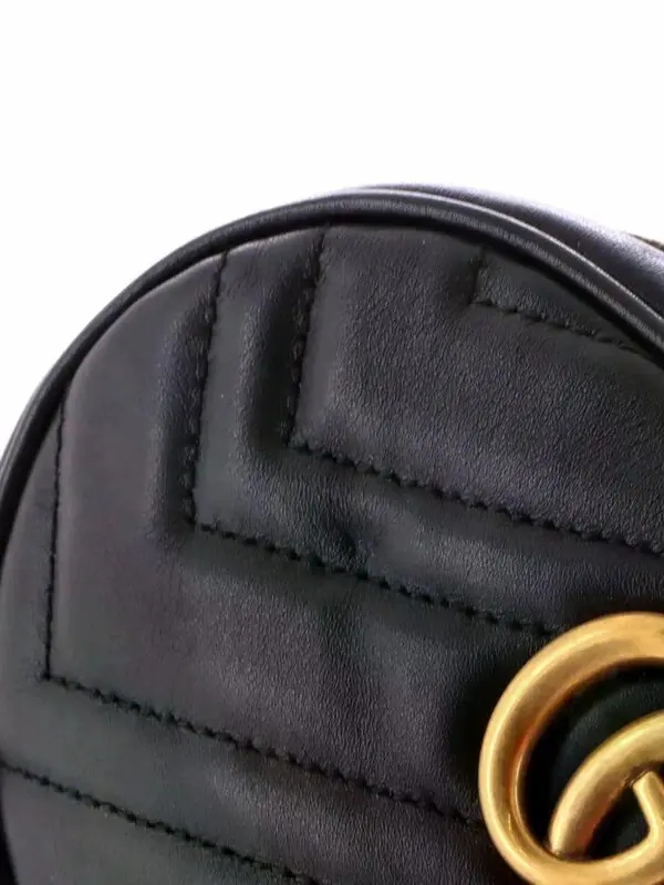 Gucci Gg Marmont Matelasse Leather Belt Bag