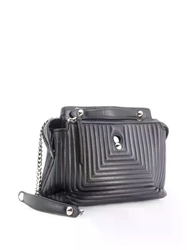 Fendi Dotcom Click Quilted Leather Small Shoulder Bag
