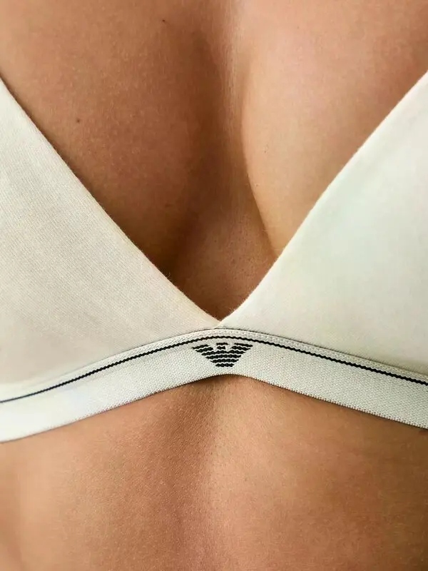 Emporio Armani Logo-underband Triangle Bra