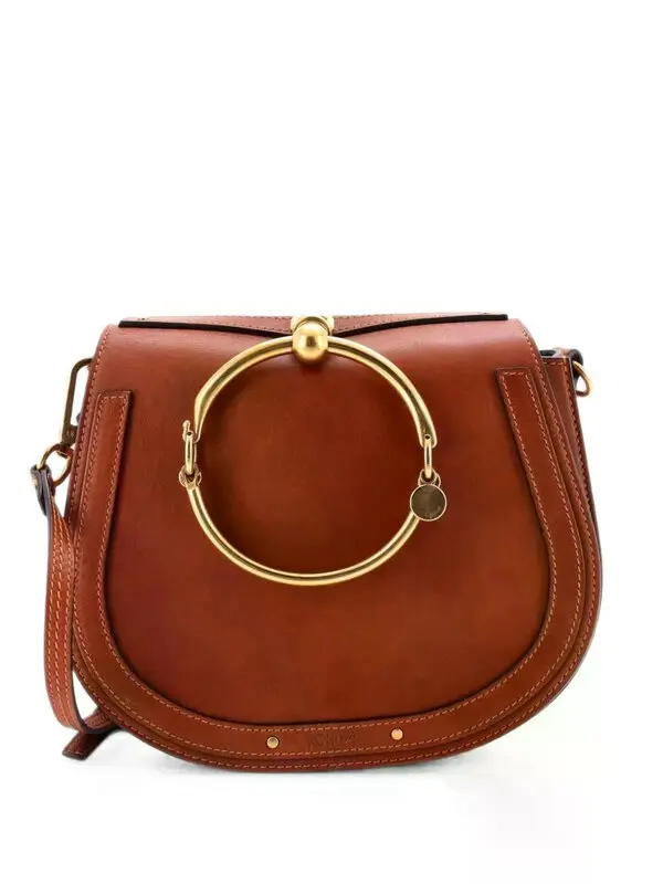 Chloé Nile Leather Medium Crossbody Bag - Brown