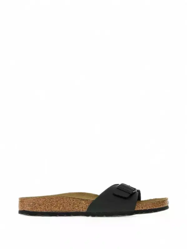 BIRKENSTOCK Madrid Flat Sandals - Black