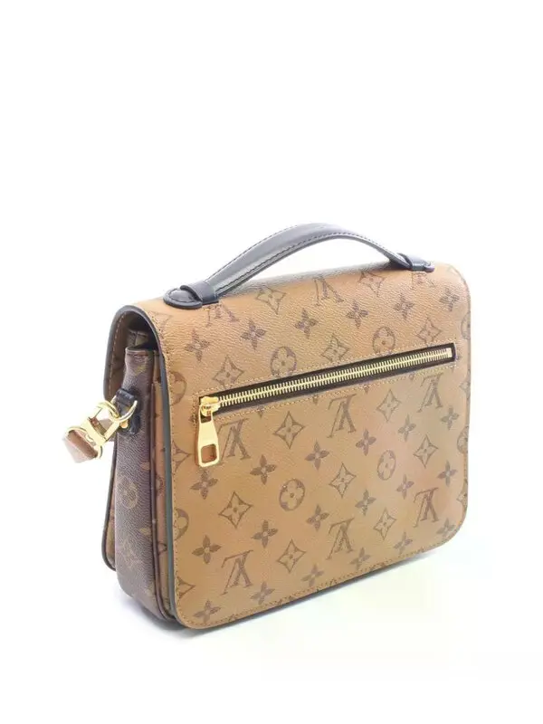 LOUIS VUITTON 2021-2026 Monogram Reverse Pochette Metis Satchel