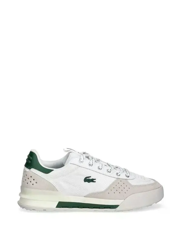 Lacoste Slam Break Logo-patch Panelled Sneakers - White