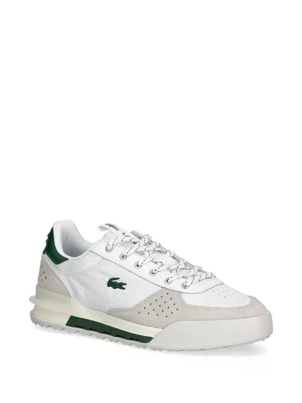 Lacoste Slam Break Logo-patch Panelled Sneakers - White