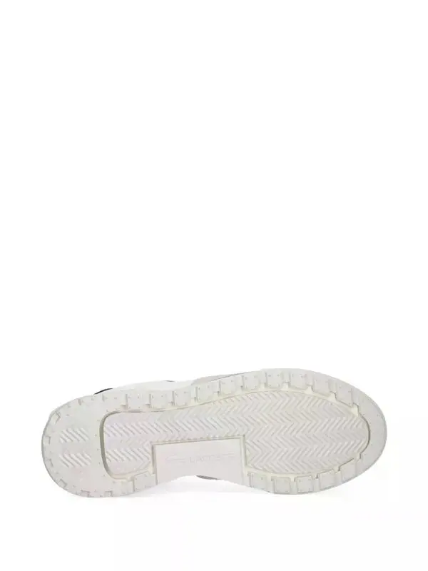 Lacoste Slam Break Logo-patch Panelled Sneakers - White