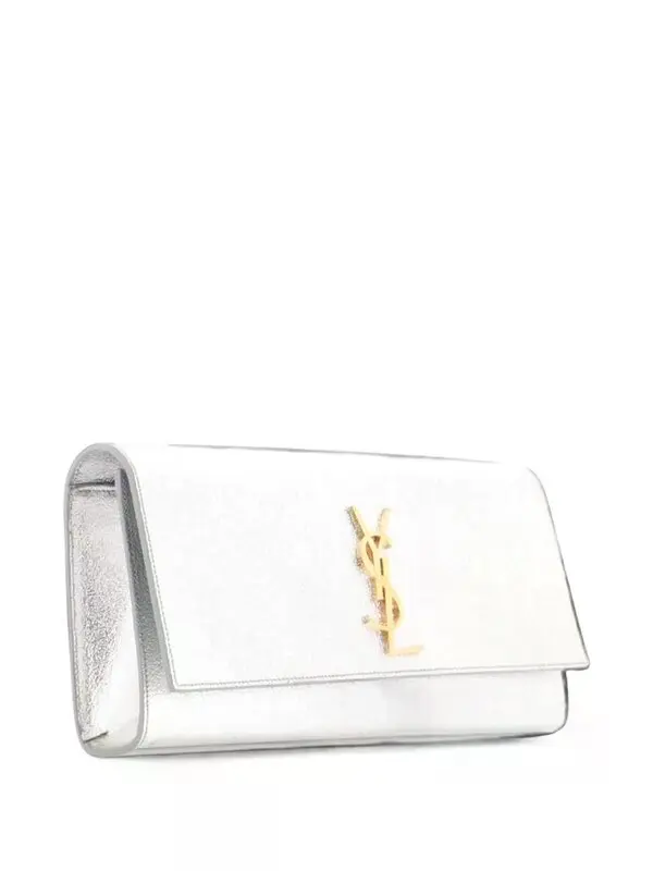 Saint Laurent Classic Monogram Calfskin Long Clutch Bag