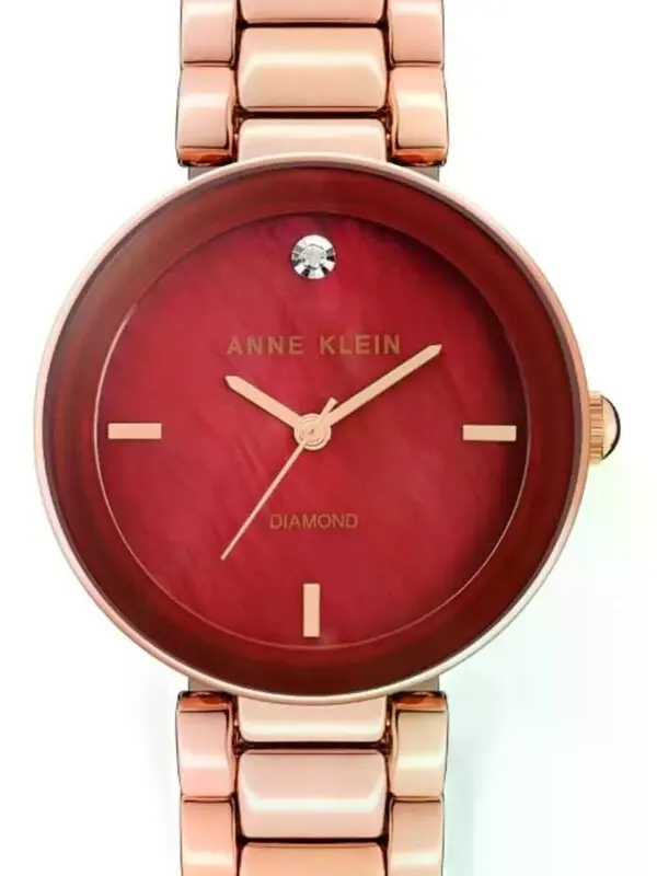 Anne Klein Ceramic Diamond 33mm Watch