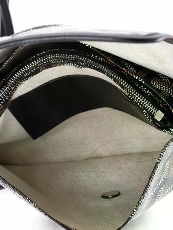 Goyard Plumet Clutch Wallet Coated Canvas Crossbody Bag