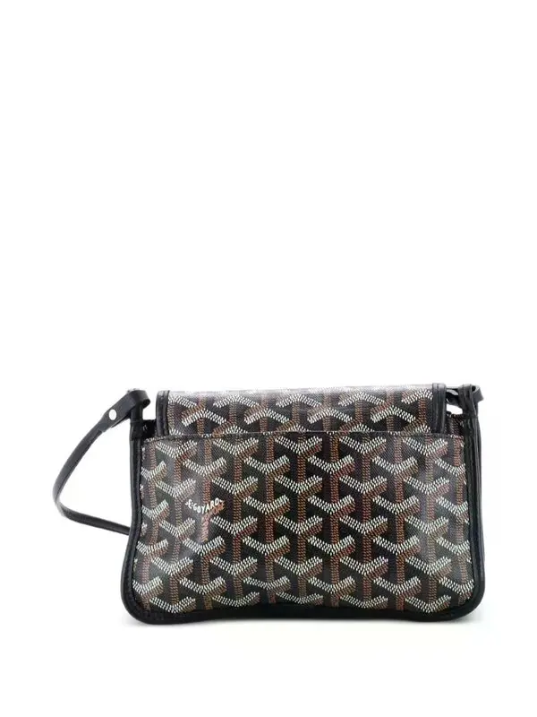 Goyard Plumet Clutch Wallet Coated Canvas Crossbody Bag - Black