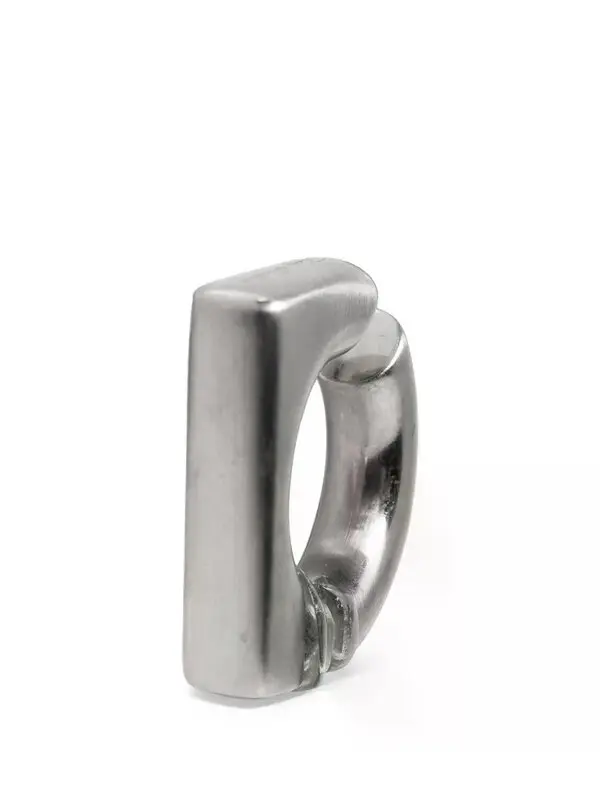 Rick Owens Crystal Prong Geometric Earrings