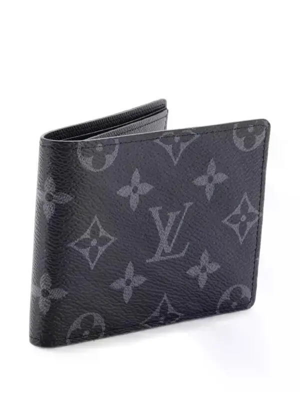 LOUIS VUITTON Slender Wallet Monogram Eclipse Canvas Small Wallets