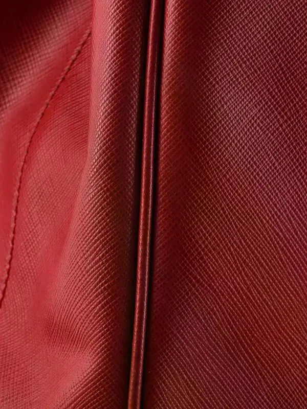Prada Double Zip Lux Saffiano Leather Xl Tote Bag