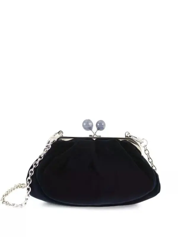 Max Mara Pasticcino Velvet Clutch Bag