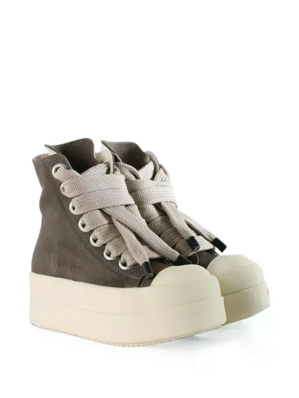 Rick Owens Mega Bumper Jumbolace Sneakers - Grey