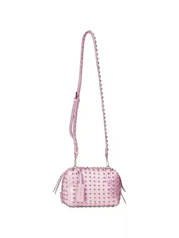 John Richmond Stud-embellished Crossbody Bag - Pink