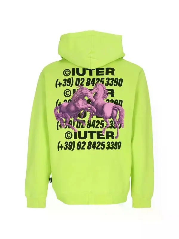 IUTER Horse Print Hoodie