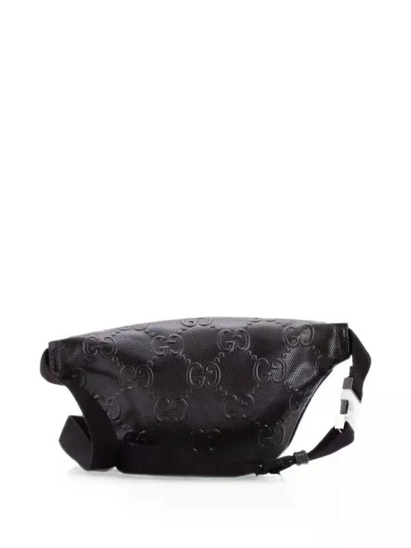 Gucci Gg Embossed Perforated Leather Small Belt Bag