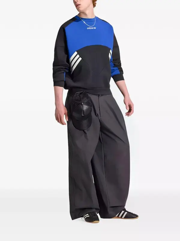 Adidas Munich 93 Panelled Sweatshirt - Black
