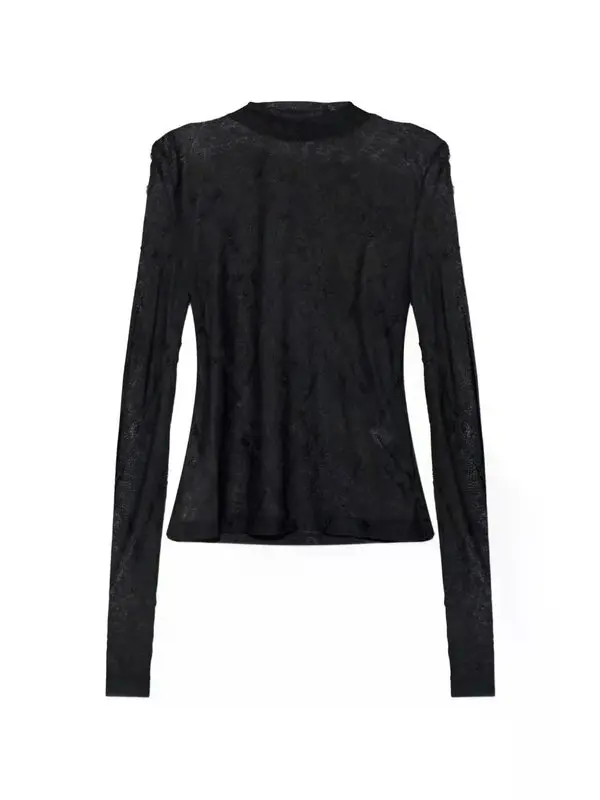 IRO PARIS Heavenly Argyle-patterned Top