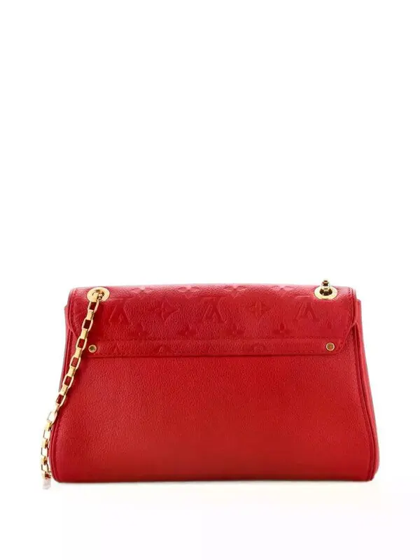 LOUIS VUITTON Saint Germain Handbag Monogram Empreinte Leather Pm Shoulder Bag - Red