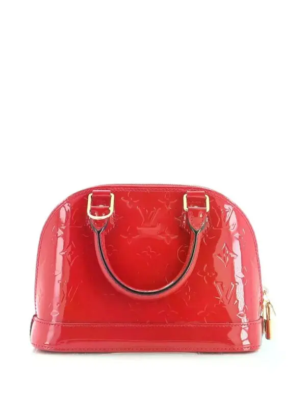 LOUIS VUITTON Alma Handbag Monogram Vernis Bb Shoulder Bag