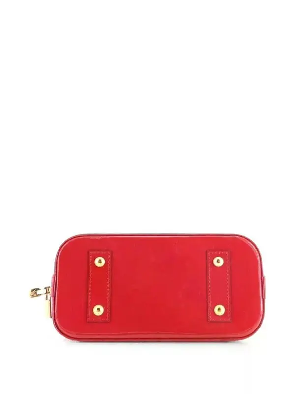 LOUIS VUITTON Alma Handbag Monogram Vernis Bb Shoulder Bag