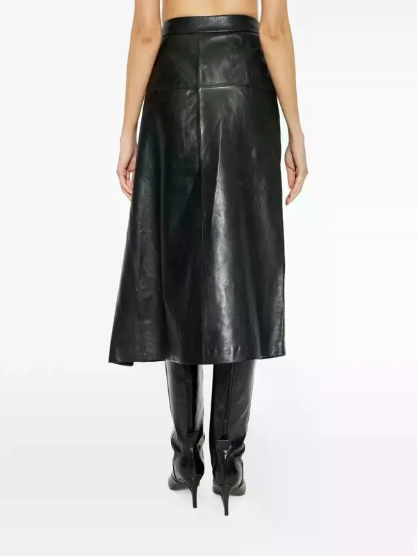 IRO PARIS Rimera Button-fastening Wrap Midi Skirt